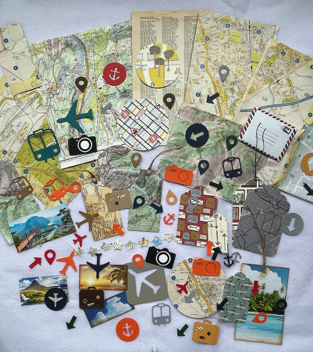 Travel Theme Ephemera Pack - Etsy UK