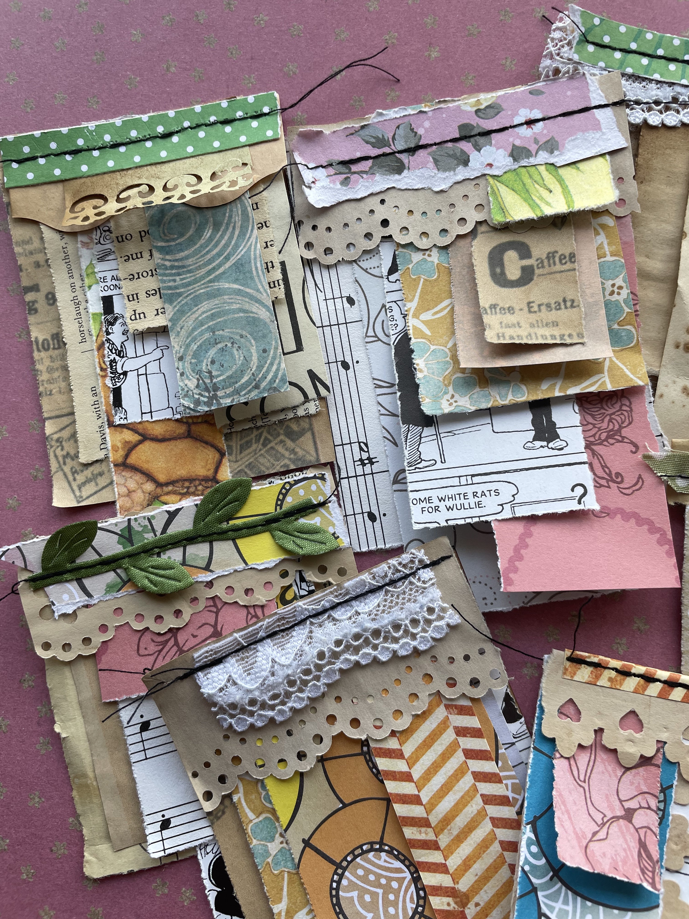 Junk Journal Mini Scrap Pad - Ephemera- - Etsy UK