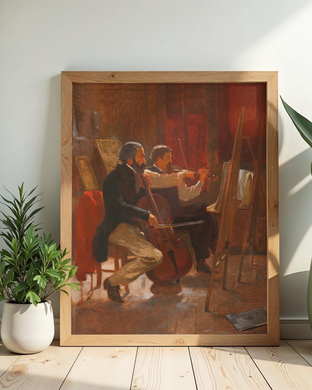 Classical Musicians Oil Painting – Vintage Printable Wall Art (digital ...