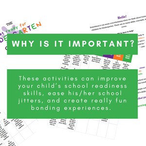 The Get Ready for Kindergarten Calendar, Prepare for Kindergarten ...