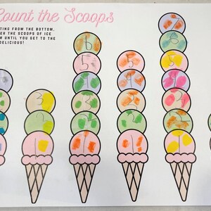 Scoop Count Digital Download Printable - Etsy
