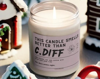 Funny Nurse Gift C Diff Candle Nurse Graduation Gift Gift - Etsy