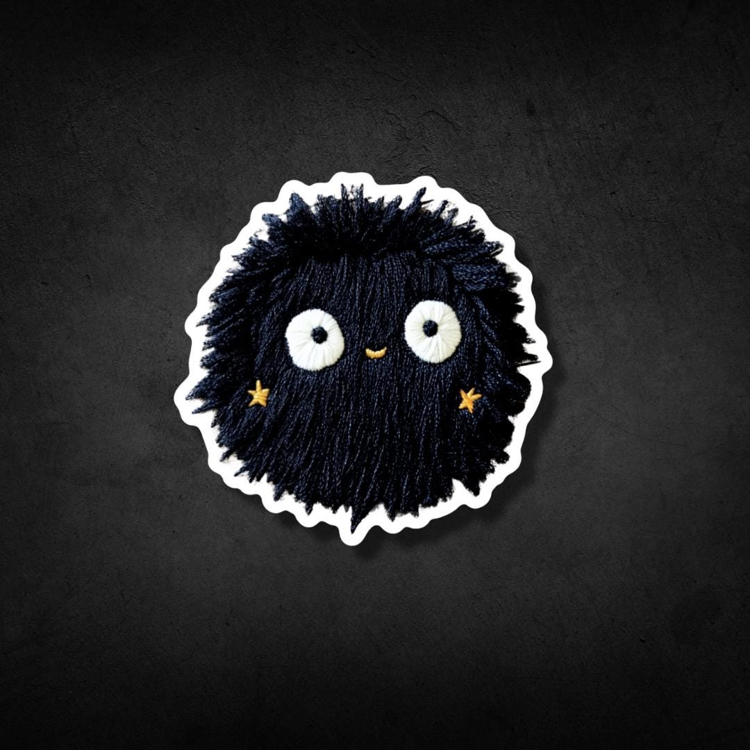 Cute Sticker - Fuzzy Sprite - Vinyl Sticker - Dishwasher Safe ...
