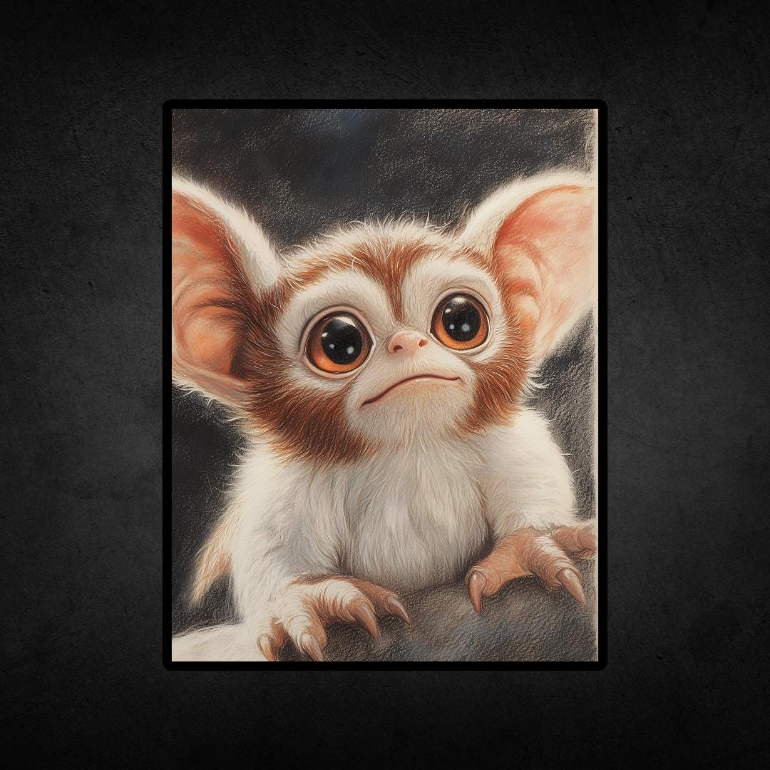 Horror Movie Art Print - Gremlin Art - 5x7 Print - 8x10 Print - 80s ...