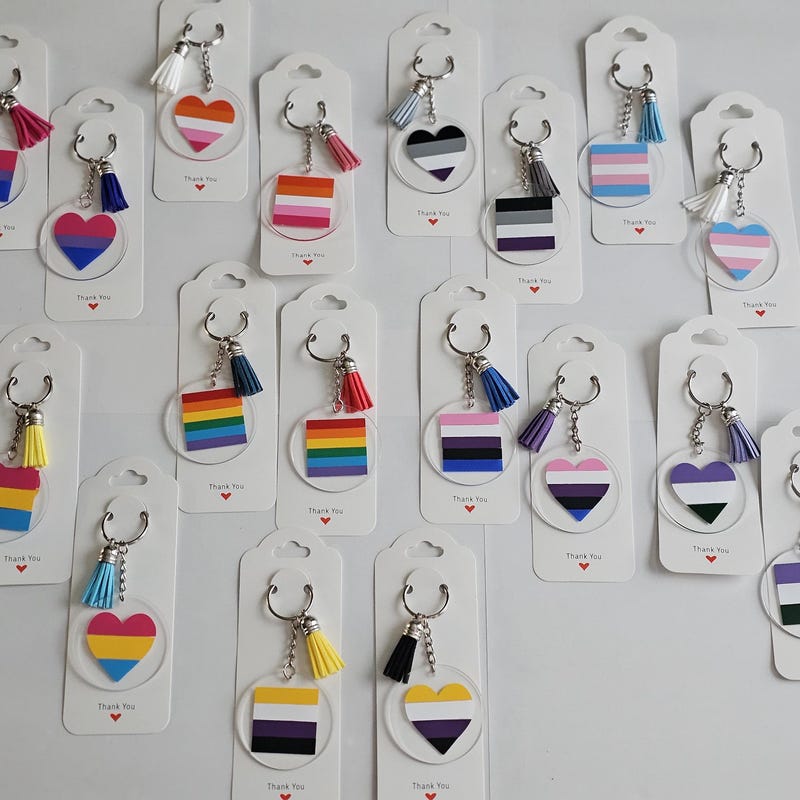 Pride Keychains - Etsy