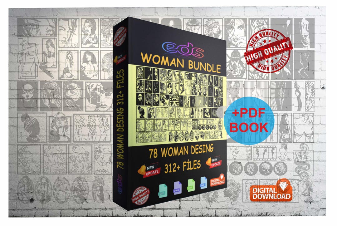 Woman Art Bundle, Laser Cut Files, CNC, Plasma Cut (digital Download ...