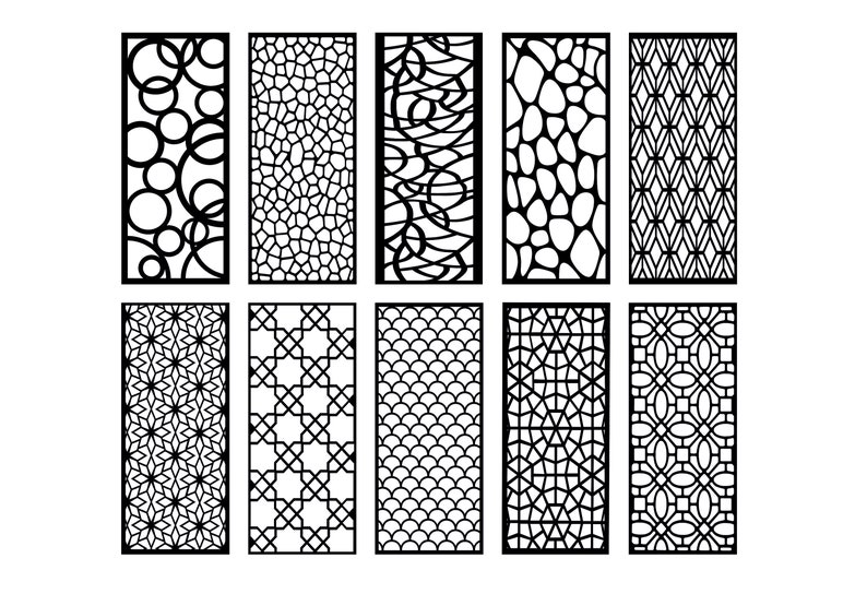 Panel Collection Series-a 50 CNC Files Panel Dxf Laser Cutting , Plasma ...