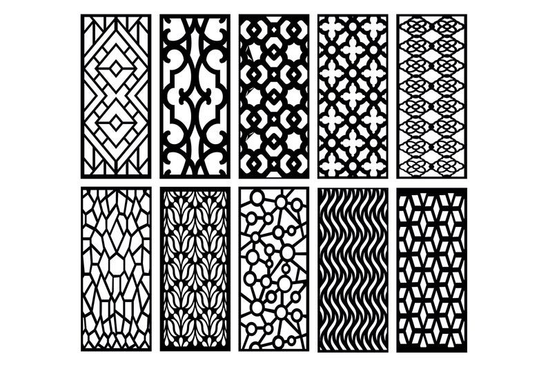 Panel Collection Series-d 50 CNC Files Panel Dxf Laser Cutting , Plasma ...