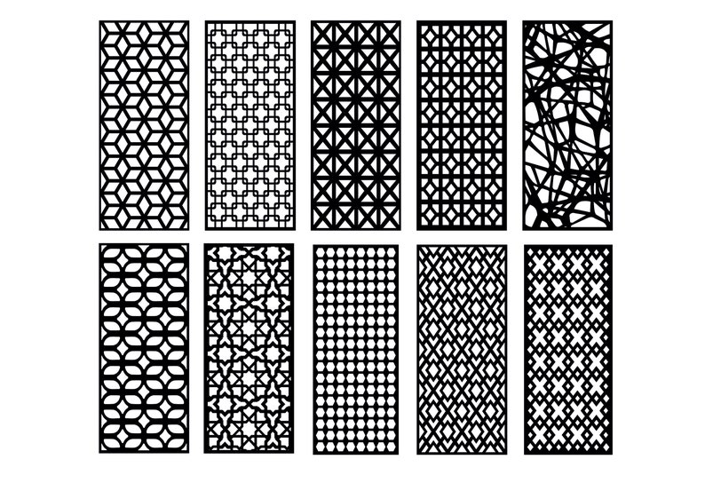 Panel Collection Series-a 50 CNC Files Panel Dxf Laser Cutting , Plasma ...