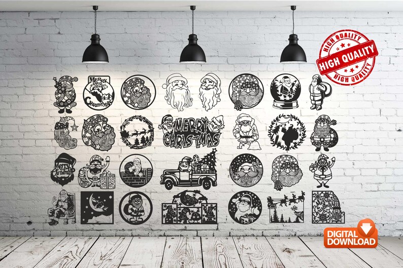 Christmas Laser Cut Vector Bundle, CNC Files (digital Download) - Etsy