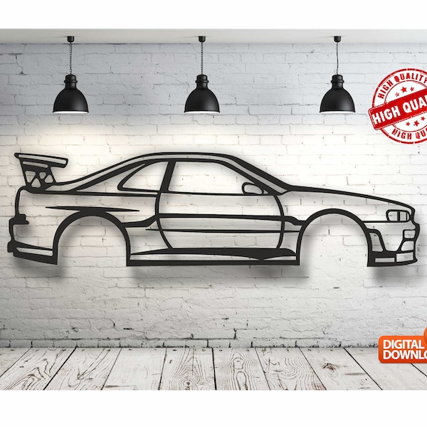 Nissan Skyline R34 Svg - Etsy