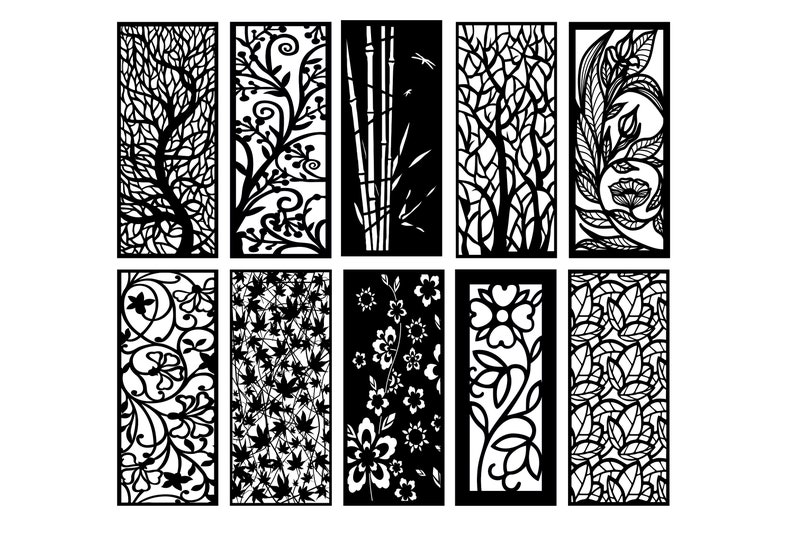 Panel Collection Series-b 50 CNC Files Panel Dxf Laser Cutting , Plasma ...