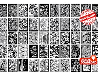 Panel Collection Series-a 50 CNC Files Panel Dxf Laser Cutting , Plasma ...