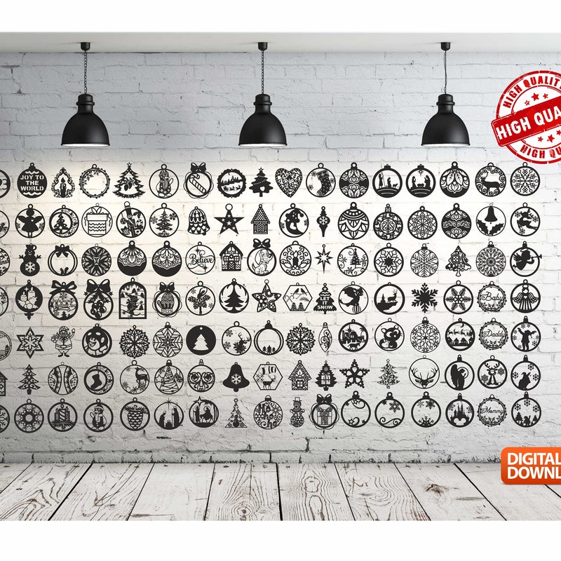 Metal Logo Tree Ornaments - Etsy