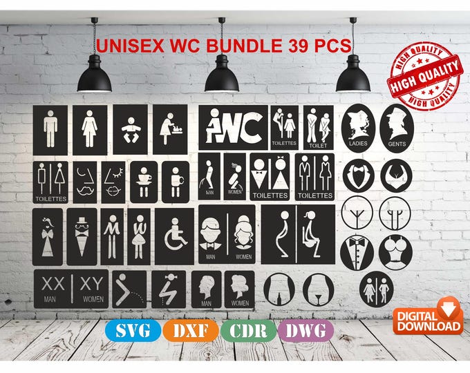 Toilet WC DXF File Good for CNC Plasma and Laser Cut - Etsy