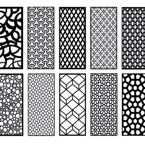 Panel Collection Series-a 50 CNC Files Panel Dxf Laser Cutting , Plasma ...