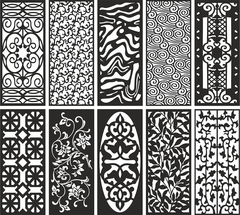 Panel Collection Series-i 50 CNC Files Panel Dxf Laser Cutting , Plasma ...
