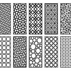 Panel Collection Series-a 50 CNC Files Panel Dxf Laser Cutting , Plasma ...