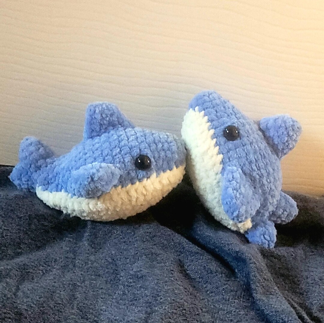 Finn the Shark Crochet Pattern: Adorable Amigurumi Crochet Shark ...