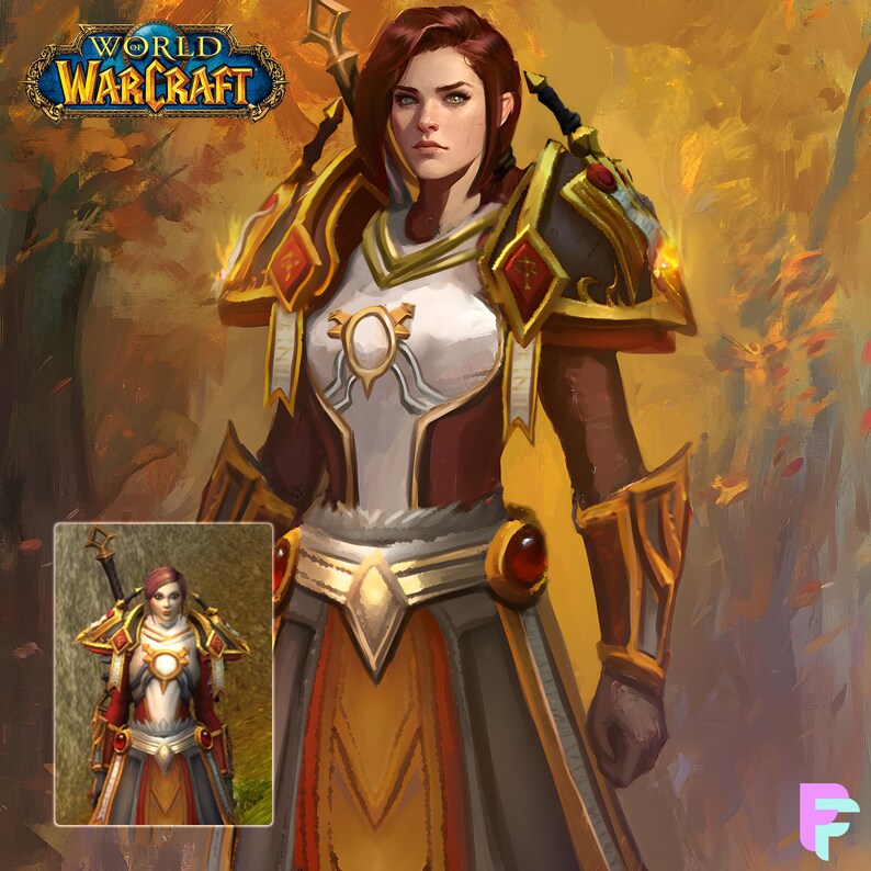RPG Character Art Commission, Custom World of Warcraft Character Art ...