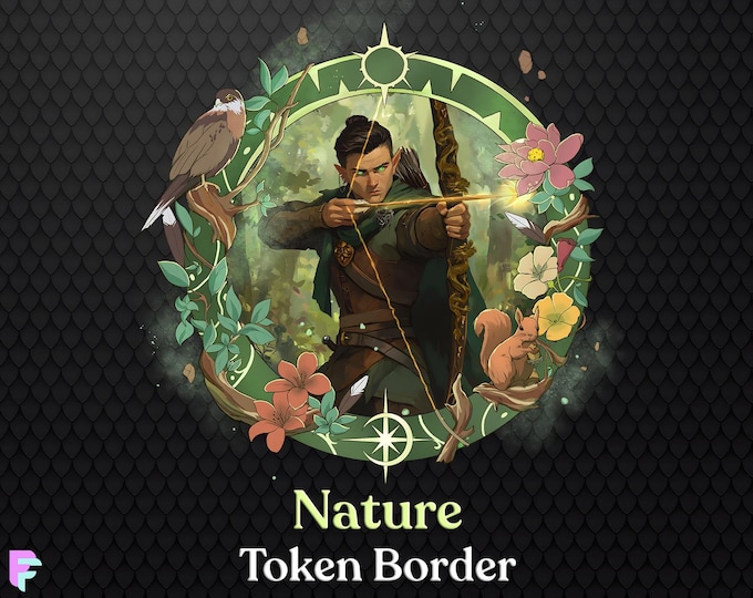 Knight Token Border Frame Dnd | Digital Token for Dnd, Foundry VTT ...