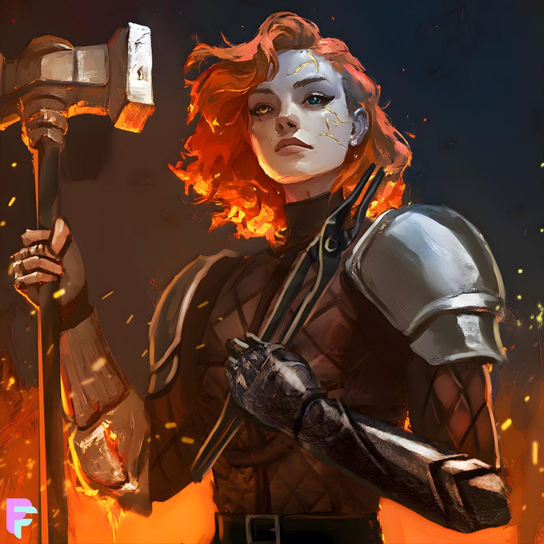 Personalized RPG Character Art | DND Character Commission, Game ...