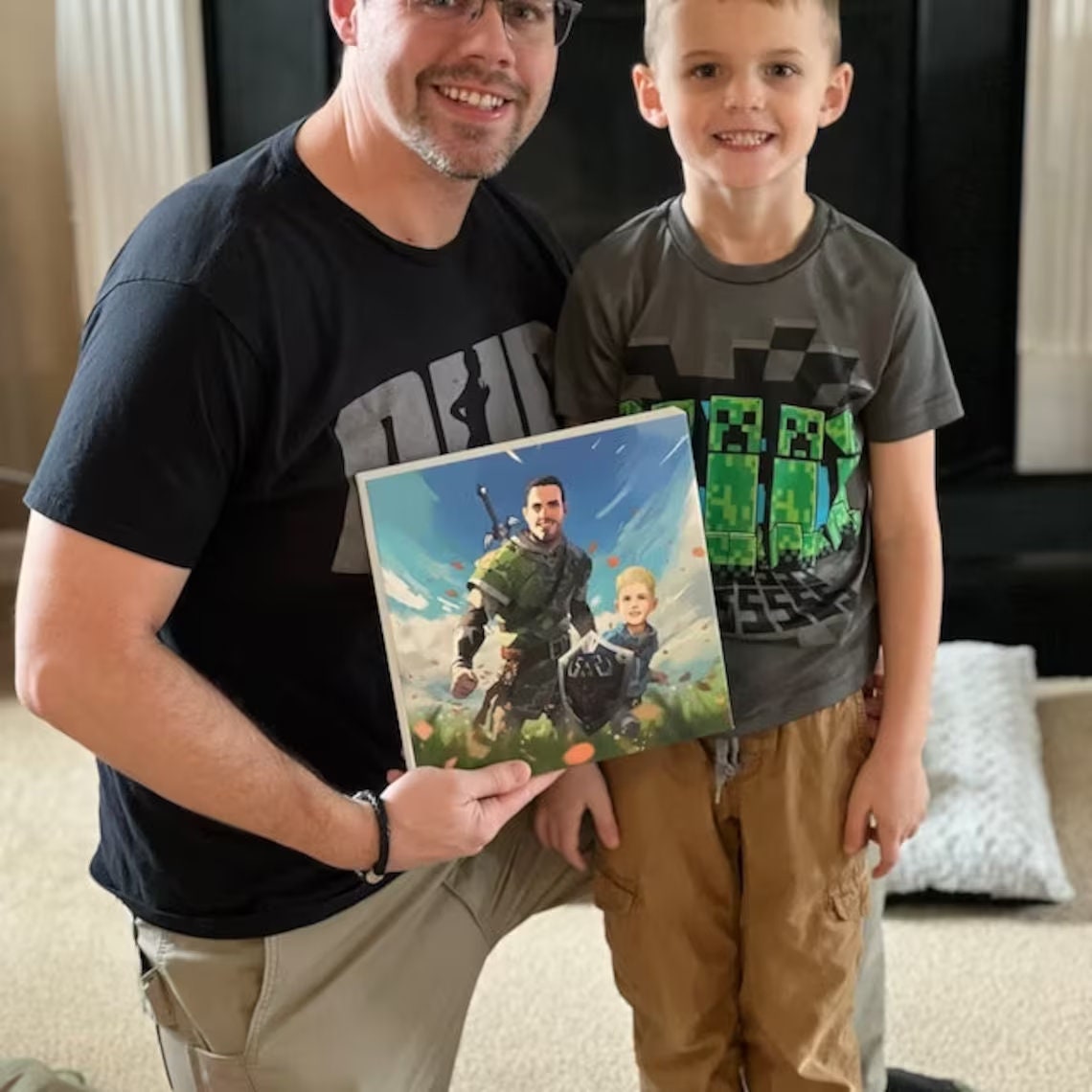 Custom Legend of Zelda Portrait | Personalized Father's Day Gift ...