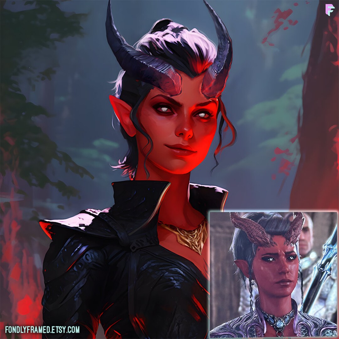 Fantasy Character Commission, Baldurs Gate 3 Custom Commission ...