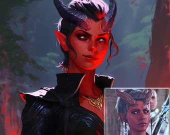 Custom Character Commission, Custom Portrait, Dungeons and Dragons ...