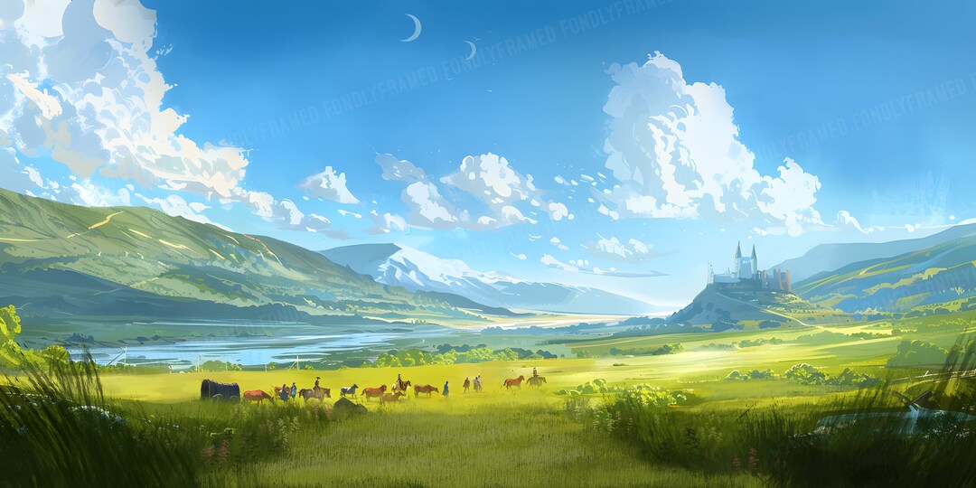 Custom Fantasy Landscape Commission Fantasy Novel World Background ...