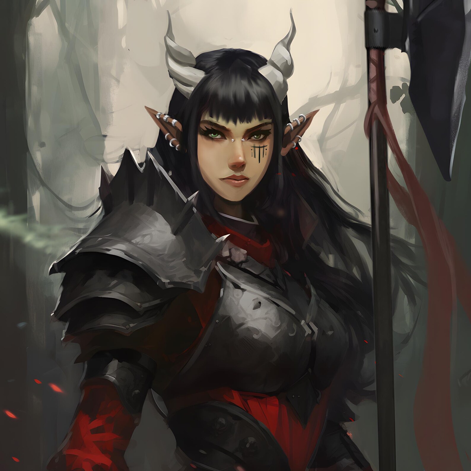 Custom Fantasy Character Commission, Personalized Character Portraits ...