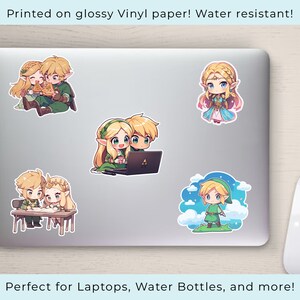 Link Sticker the Legend of Zelda Sticker Cute Gamer Gift - Etsy