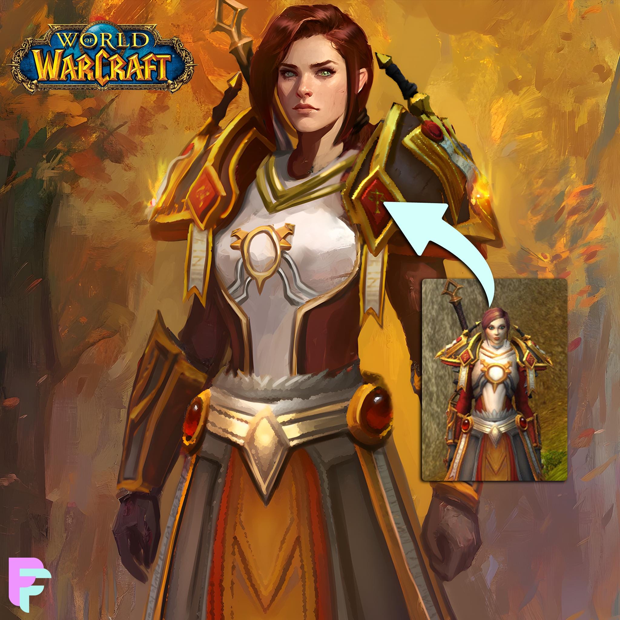 Custom MMO Character Portrait, Wow Portrait, MMORPG Character Avatar ...