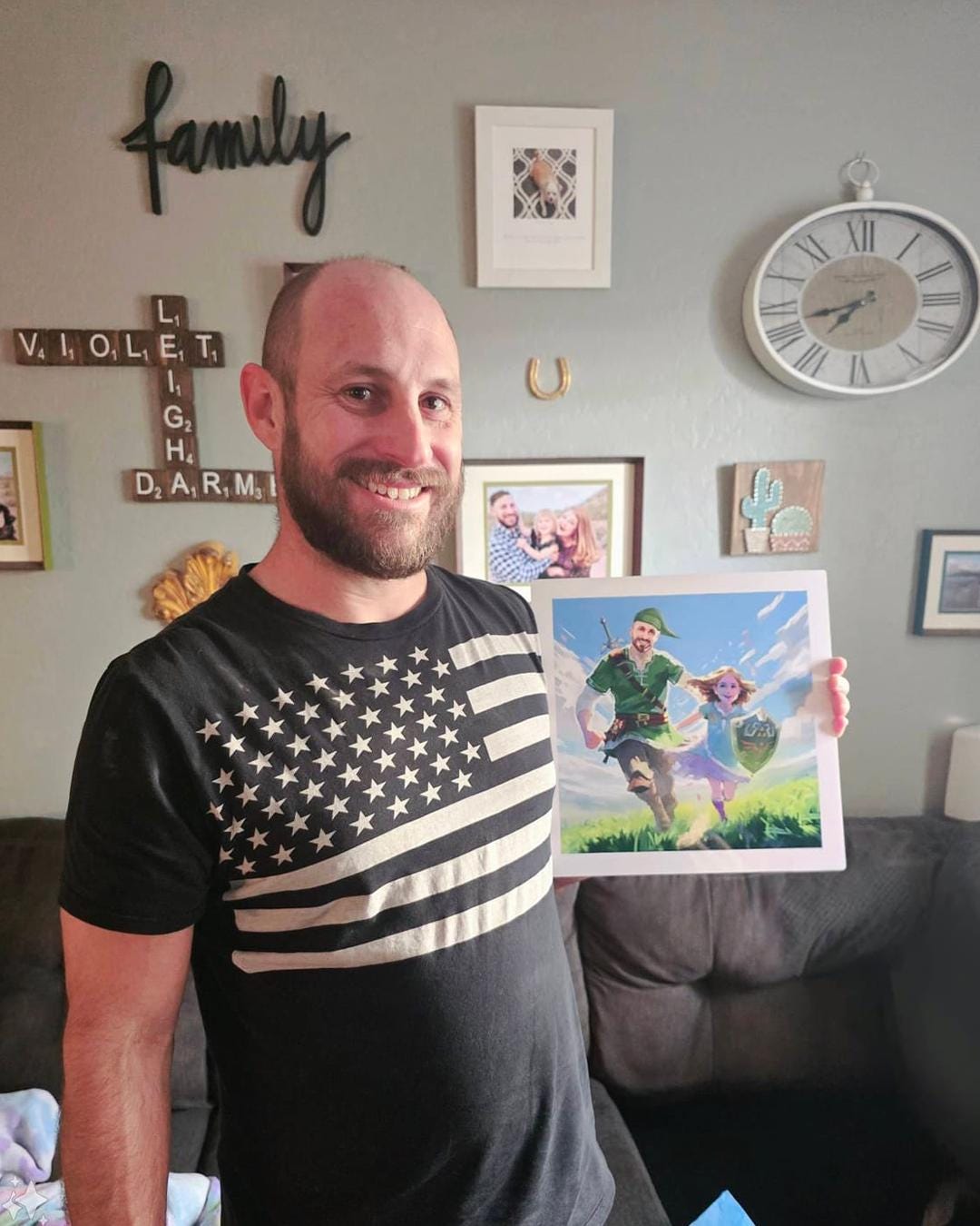 Custom Legend of Zelda Portrait | Personalized Father's Day Gift ...