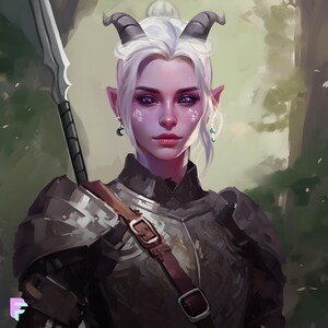 Custom Fantasy Character Commission, Personalized Character Portraits ...