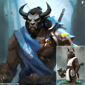 Custom Hero Forge Character Portrait | Dnd Miniature Tabletop RPG ...