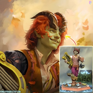 Custom Hero Forge Character Portrait | Dnd Miniature Tabletop RPG ...