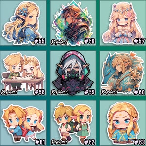 Link Sticker the Legend of Zelda Sticker Cute Gamer Gift - Etsy