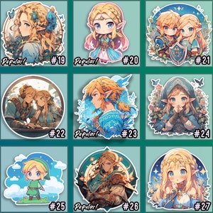 Link Sticker the Legend of Zelda Sticker Cute Gamer Gift - Etsy