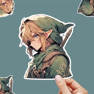 Link Sticker the Legend of Zelda Sticker Cute Gamer Gift - Etsy