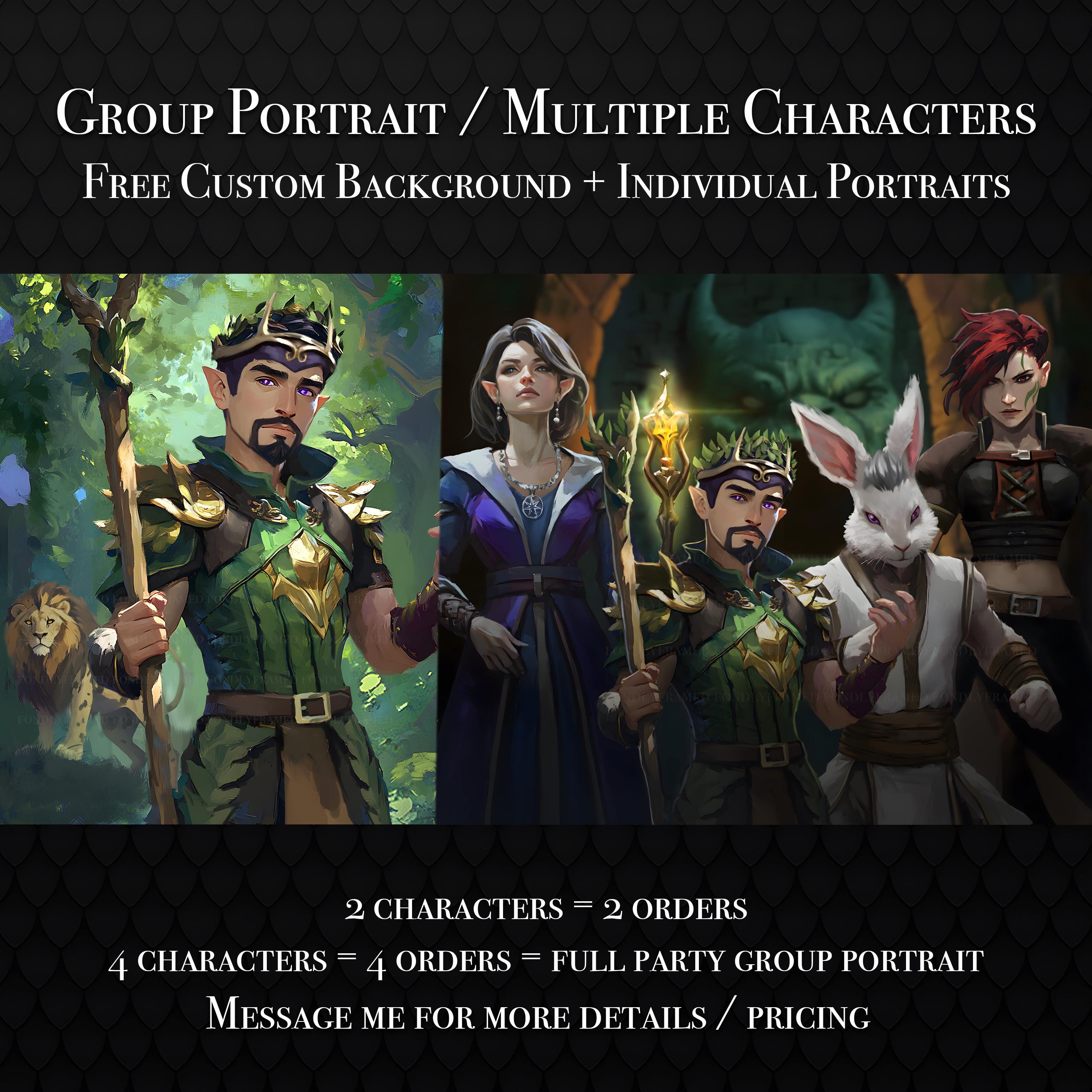 Custom DND Character Portrait | Dungeons & Dragons Commission, TTRPG ...