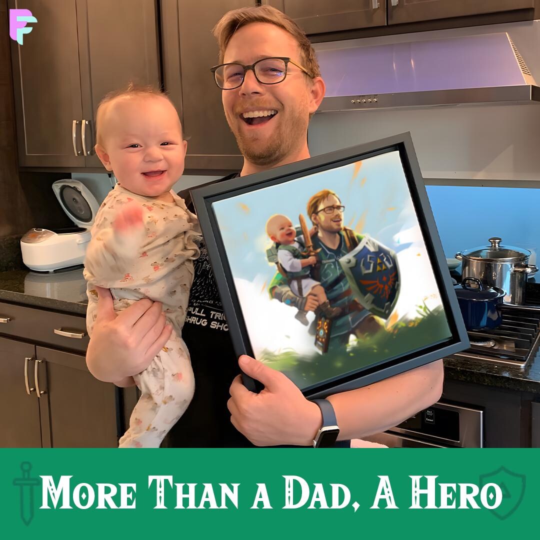 Custom Legend of Zelda Portrait | Personalized Father's Day Gift ...
