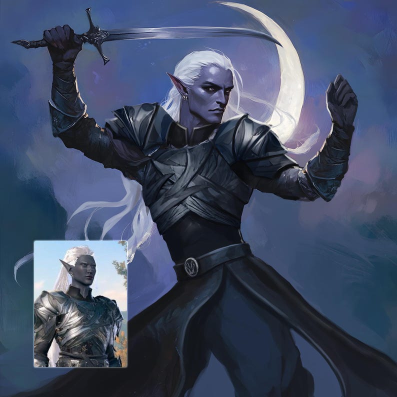MMORPG Character Commission, Custom World of Warcraft Character Art ...