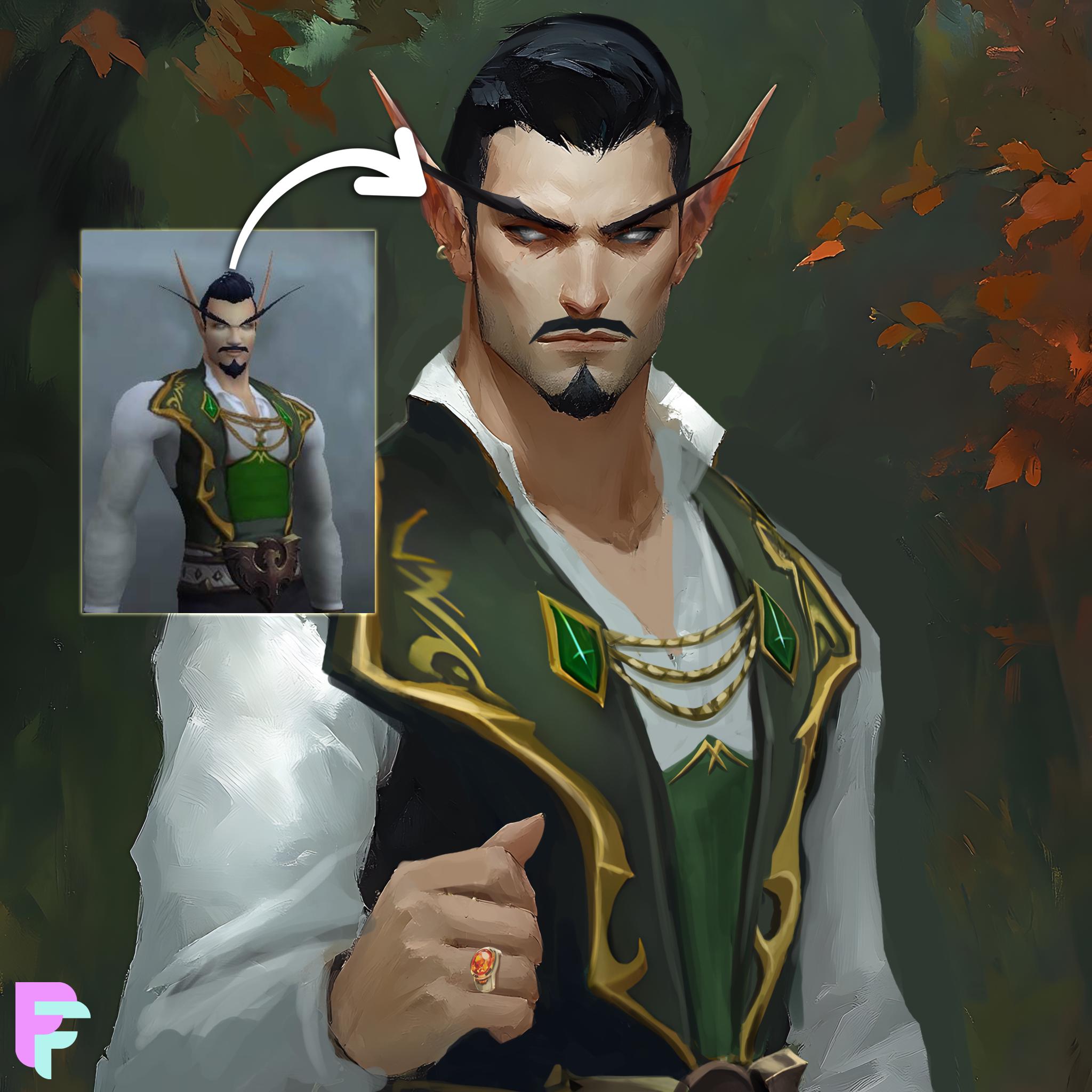 Custom RPG Character Portrait, Baldur's Gate 3 Character Commission ...