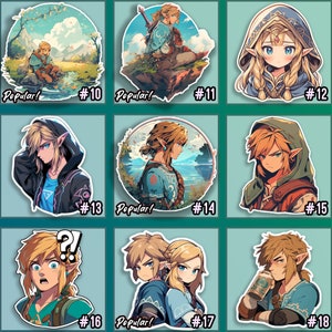 Link Sticker the Legend of Zelda Sticker Cute Gamer Gift - Etsy