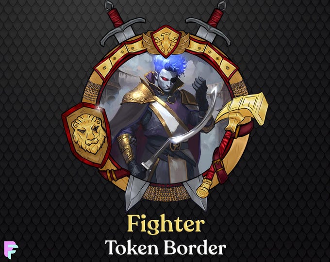 Knight Token Border Frame Dnd | Digital Token for Dnd, Foundry VTT ...