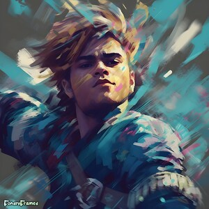 Custom Legend of Zelda Individual Portrait From Photo, Custom ...