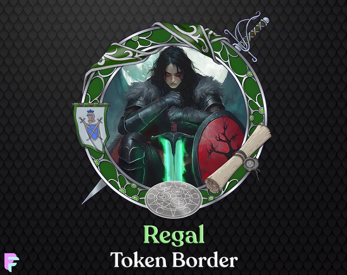 Knight Token Border Frame Dnd | Digital Token for Dnd, Foundry VTT ...