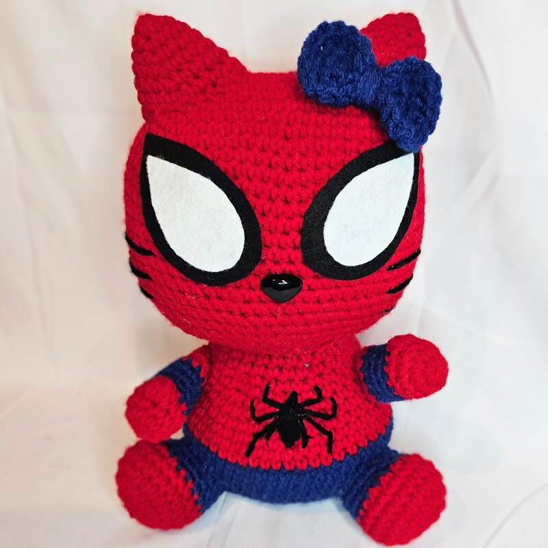 Spiderman Kitty Plush - Etsy