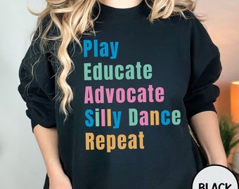 Child Life Specialist Sweatshirt CLS Play Therapy Child Development ...
